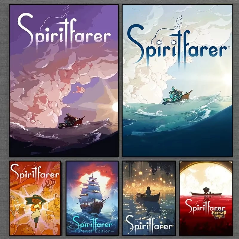 Classic Casual Game Spiritfarer Poster Soul Ferryman Canvas Painting ...