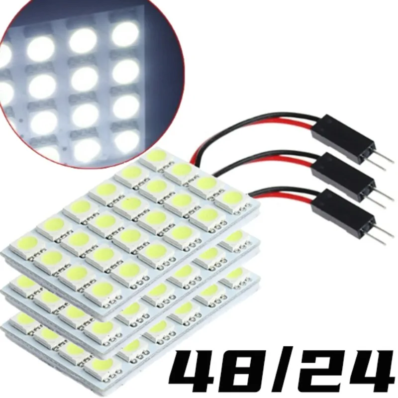 T10 5050 3030 LED Interior Panel Car White Light Reading Lamp Universal ...