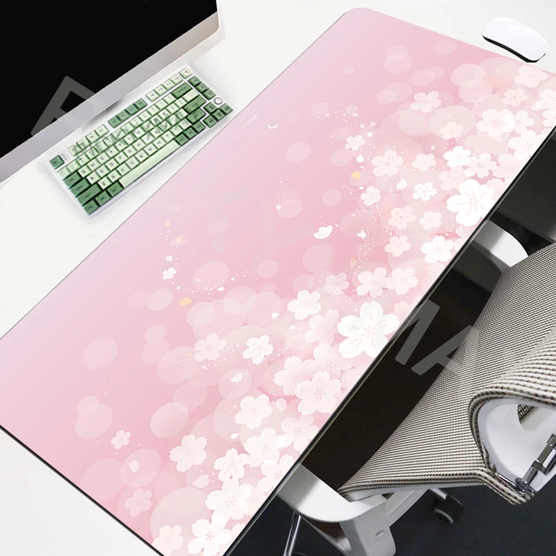 Cherry-Blossom-Large-Mouse-Mat-Pink-Sakura-Mousepad-Big-Mousepads ...