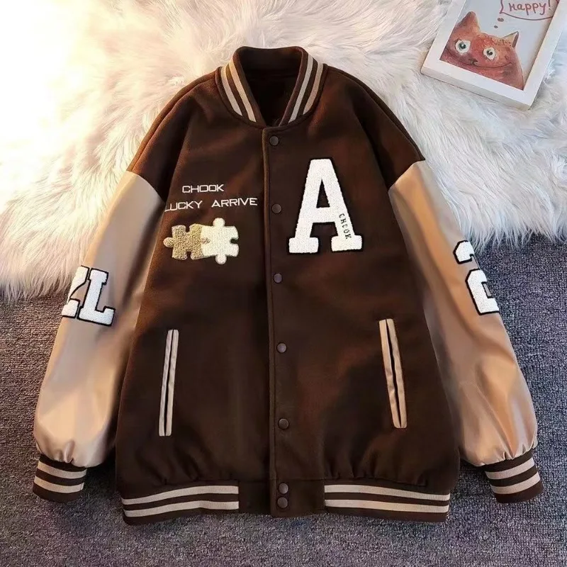 Deeptown-Vintage-Baseball-Jacket-Women-Embroidery-Oversize-Korean ...
