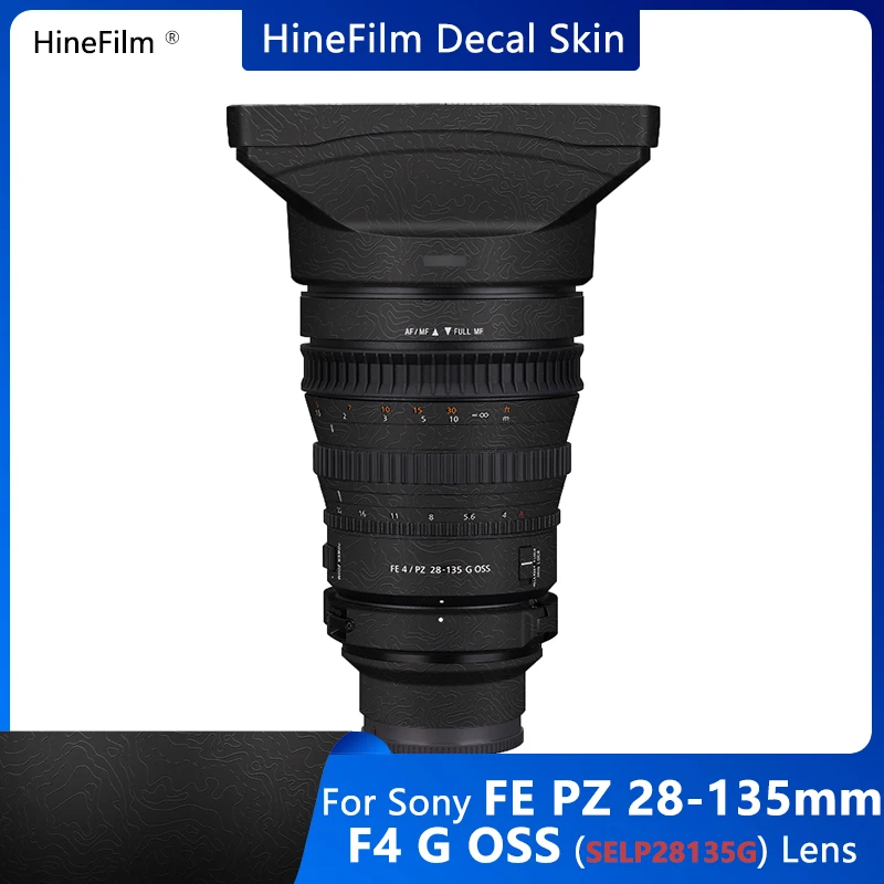 FE PZ 28-135 F4G Lens Sticker SELP28135G Lens Vinyl Decal Skin for Sony ...