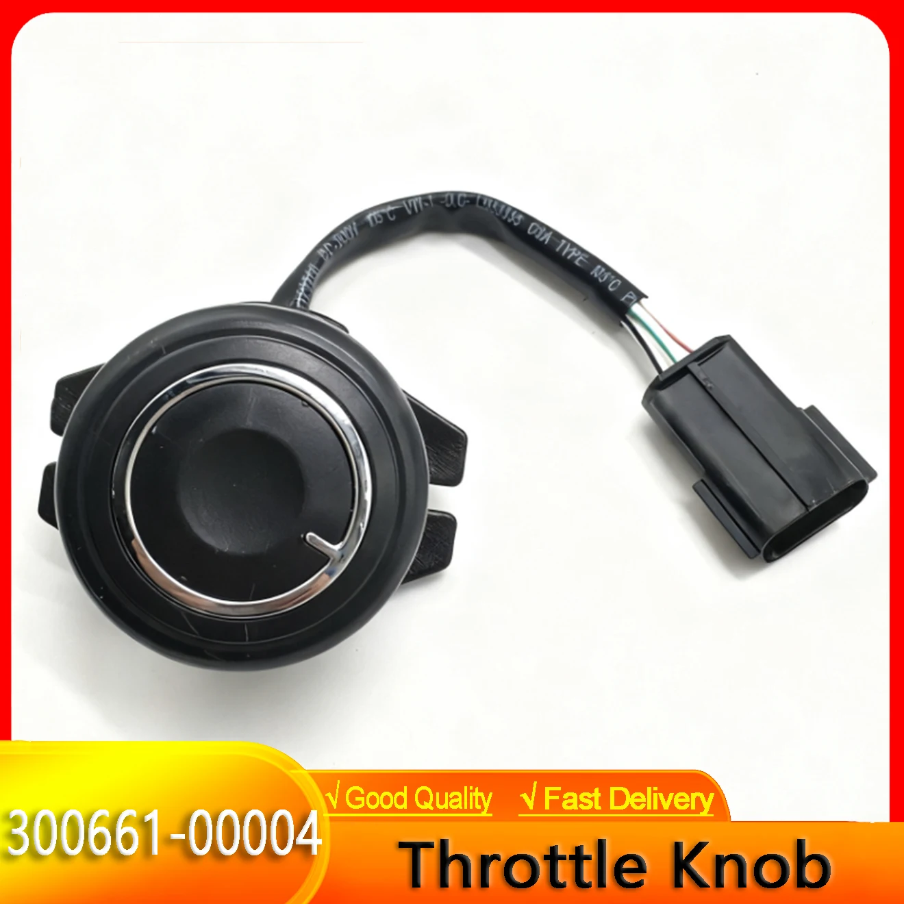 Fuel Dial 300661-00004 Throttle Knob Switch for Daewoo Doosan DH220-5 ...