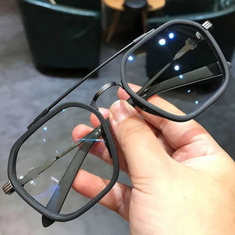 1pcs Blue Light Blocking Fashion High end Glasses Men Optical Clear 