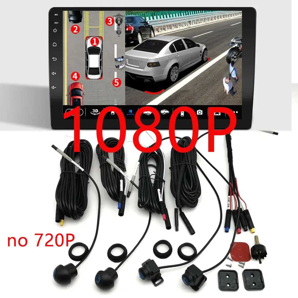 C-mera-panor-mica-de-360-para-carro-1080P-HD-traseira-frente-esquerda ...