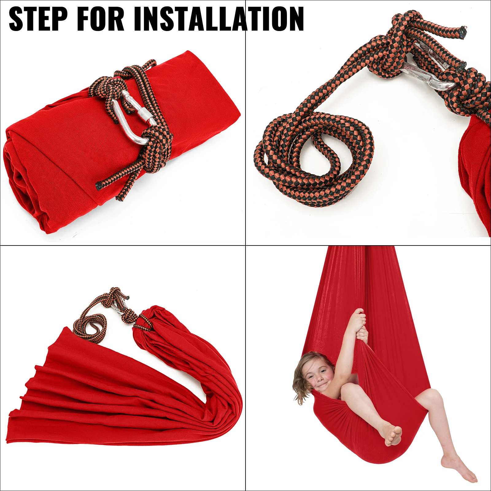 Indoor-Therapieschaukel Für Kinder Weiche Hängemattenschaukel Mit ...