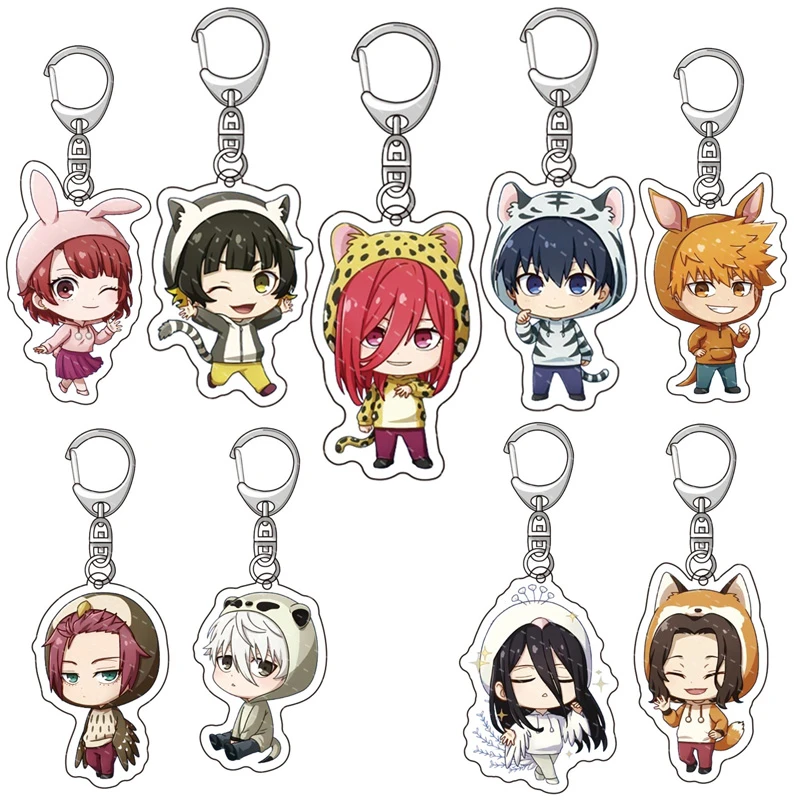 Anime Blue Lock Acrylic Keychain Cartoon Cute Animal Series Isagi ...