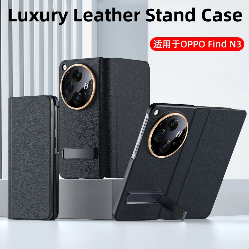 Luxury-Leather-Folding-Case-For-OPPO-Find-N3-Oneplus-Open-Cover-Anti ...