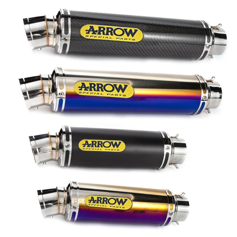 Universal-51mm-60mm-Motorcycle-Exhaust-ARROW-Escape-Systems-Modify ...