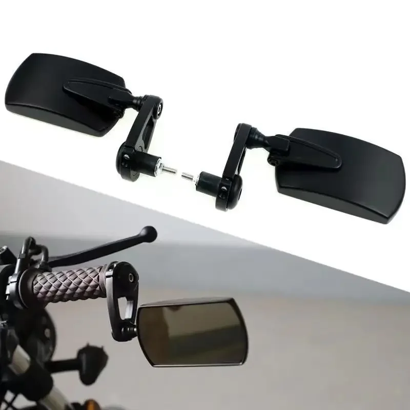 For-Motorcycle-Bike-Cafe-Racer-Side-Mirrors-7-8-22mm-Handlebar-Bar-End ...
