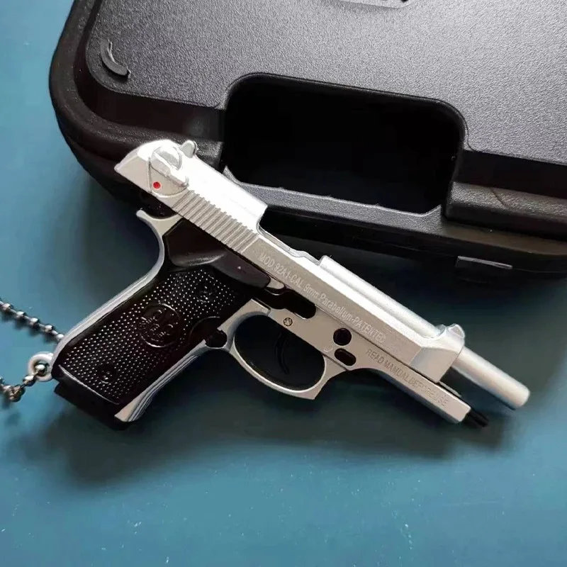 Alloy-1-3-Scale-92F-Mini-Pistol-Model-Keychain-Mini-Toy-Gun-Weapon ...