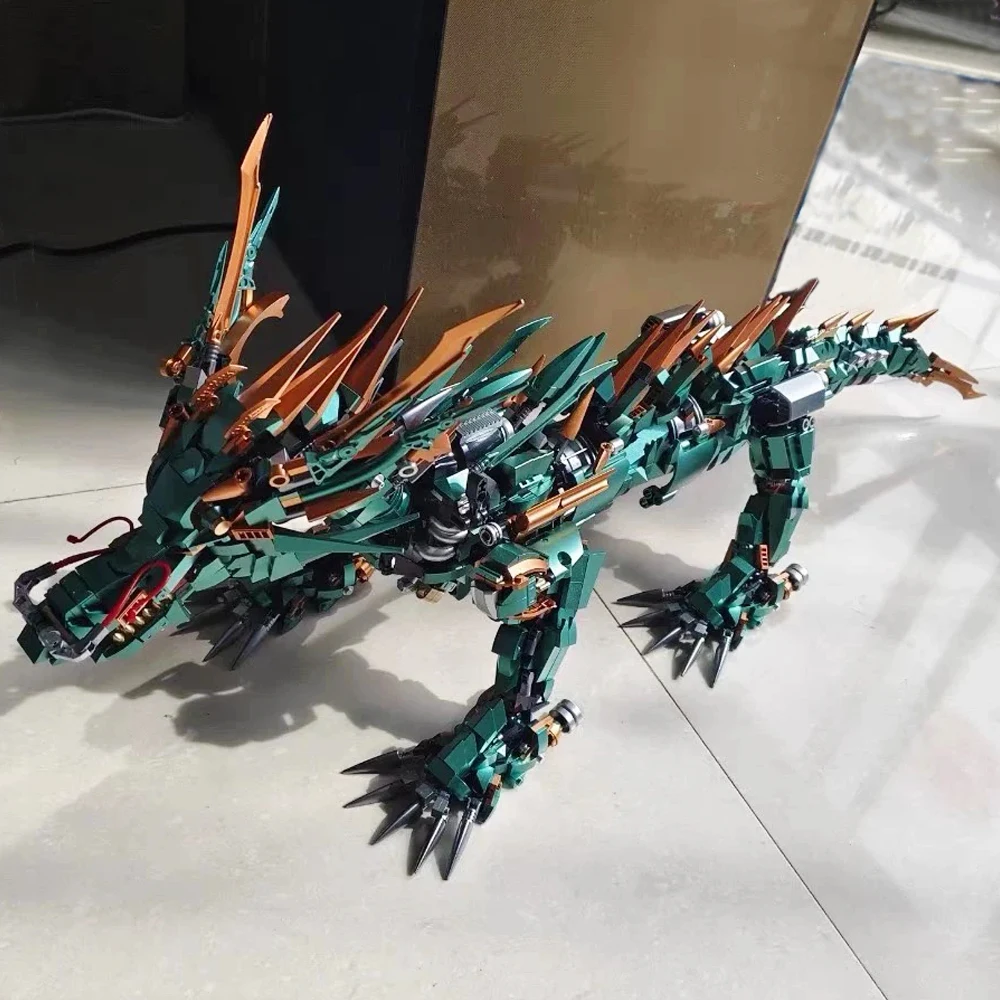 Ideas Series Mechanical Dragon Building Block Creative Expert Mythical ...