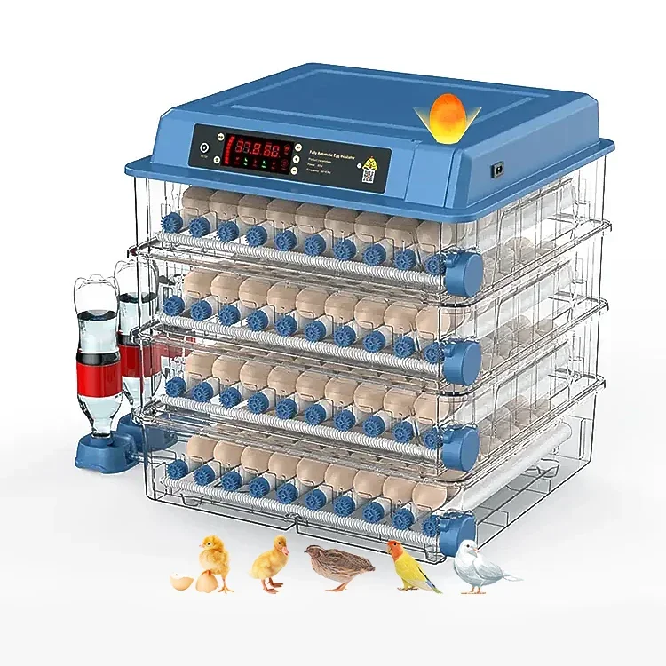 256-Chicken-Egg-Incubator-Fully-Automatic-Poultry-Hatcher-Brooder-Farm ...