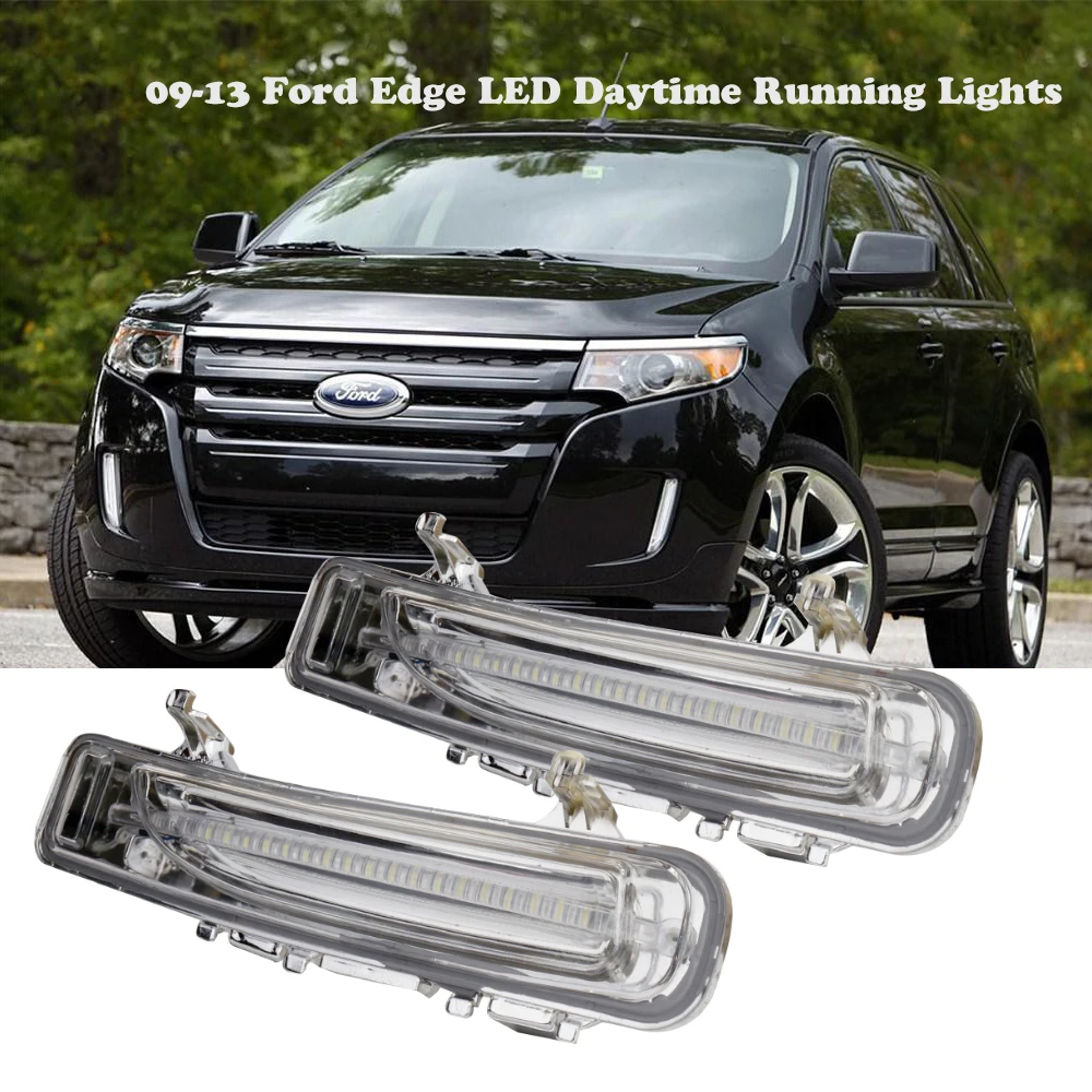 For-Ford-Edge-Everest-LED-Daytime-Running-Lights-Car-Foglamp-2011-2012 ...