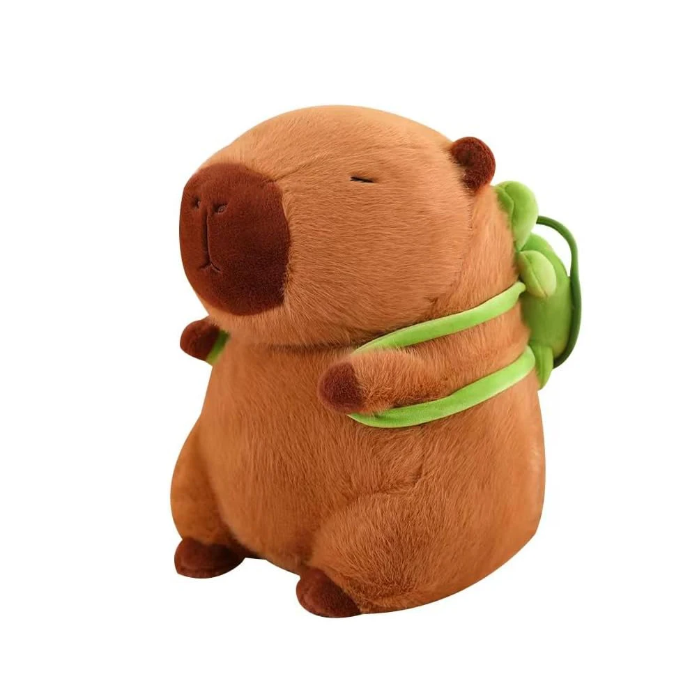 Pet-Cute-Capybara-Plush-with-Turtle-Backpack-Kawaii-Capibara-Stuffed ...