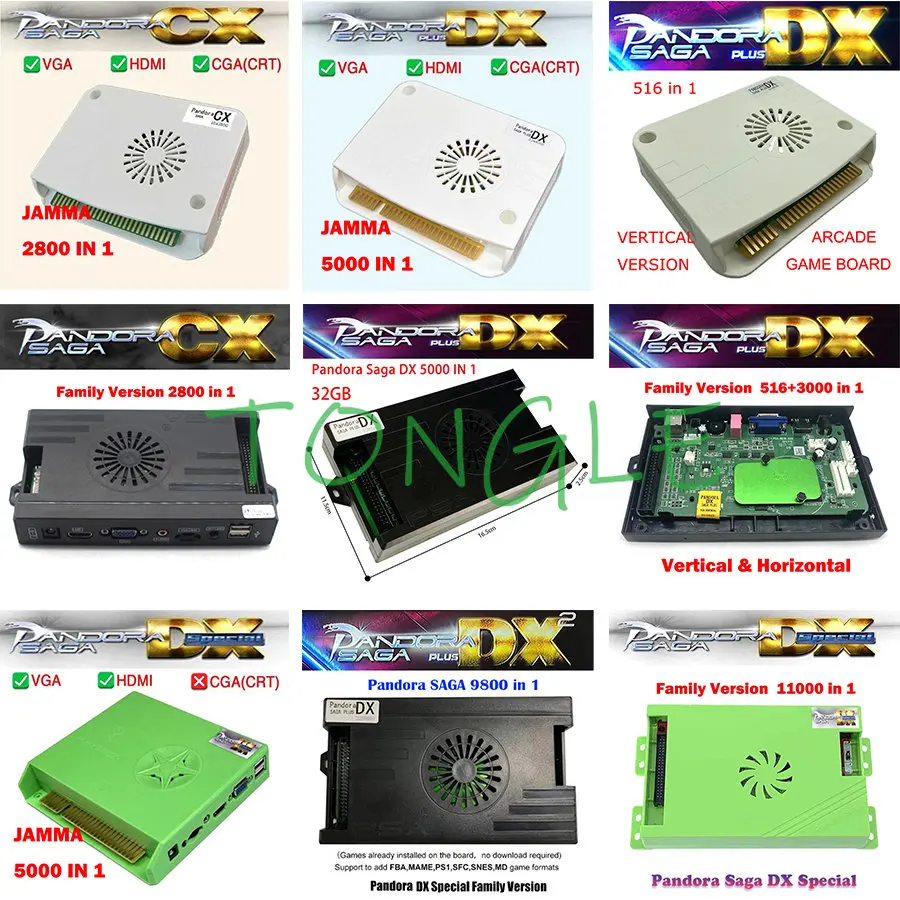 판도라 사가 박스 CX DX 2800/5000 인 1 스페셜 아케이드 게임 잠마 보드 패밀리 콘솔 PCB 조이스틱 바탑 기계용 HDMI VGA/CRT| | - AliExpress
