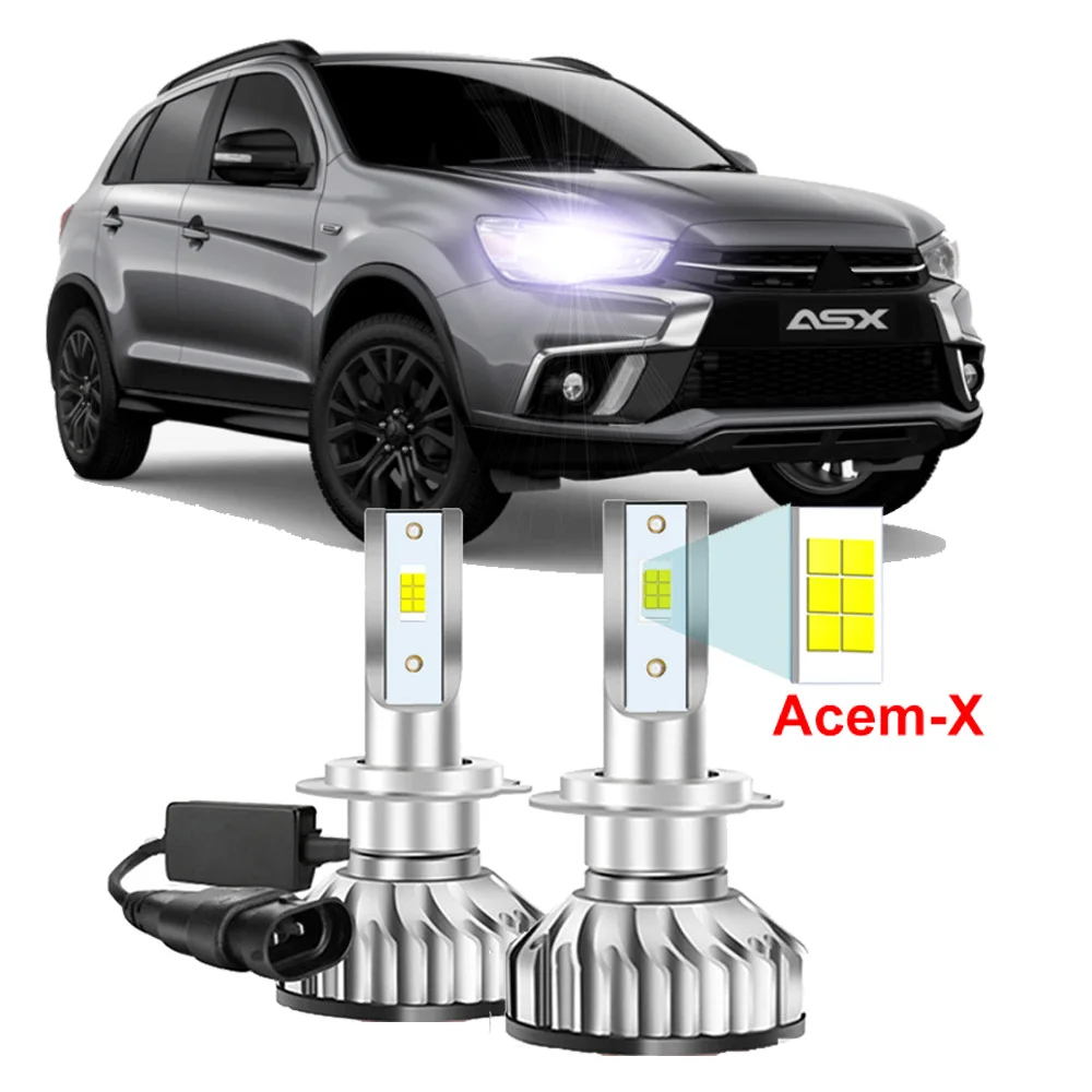 Bombillas-LED-para-faros-delanteros-de-coche-Mitsubishi-ASX-2010-2019 ...