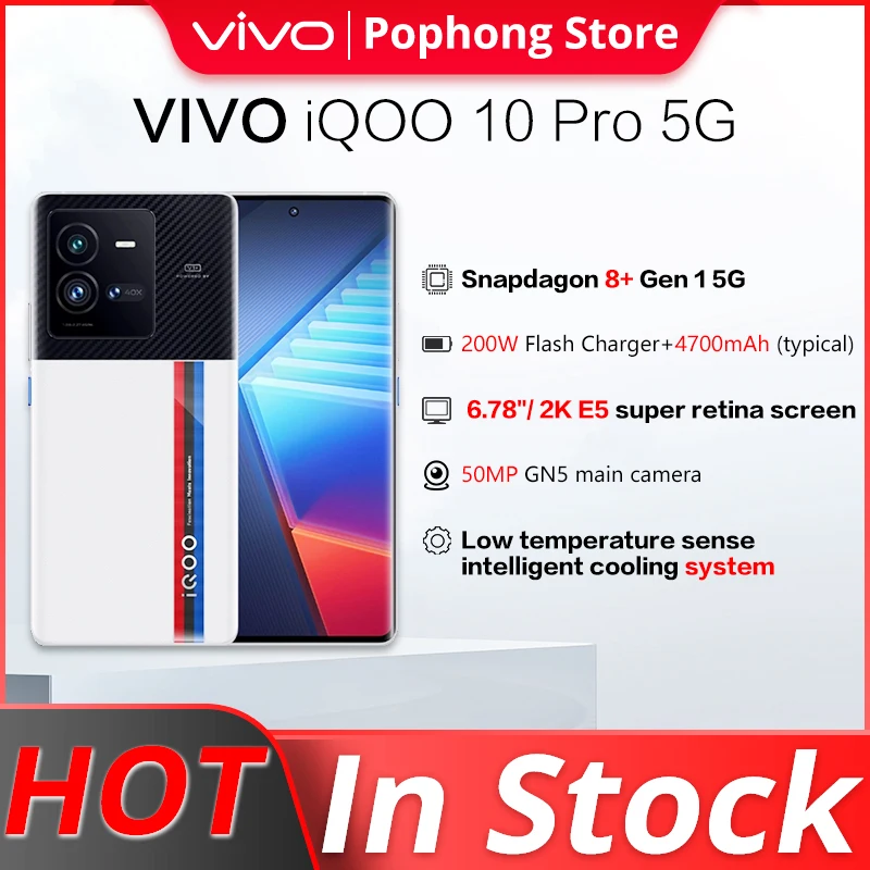 Vivo Iqoo 10 Pro Mobile Phone | Gaming Mobilephone | Iqoo 10 Pro 200w | Vivo Mobilephone ...