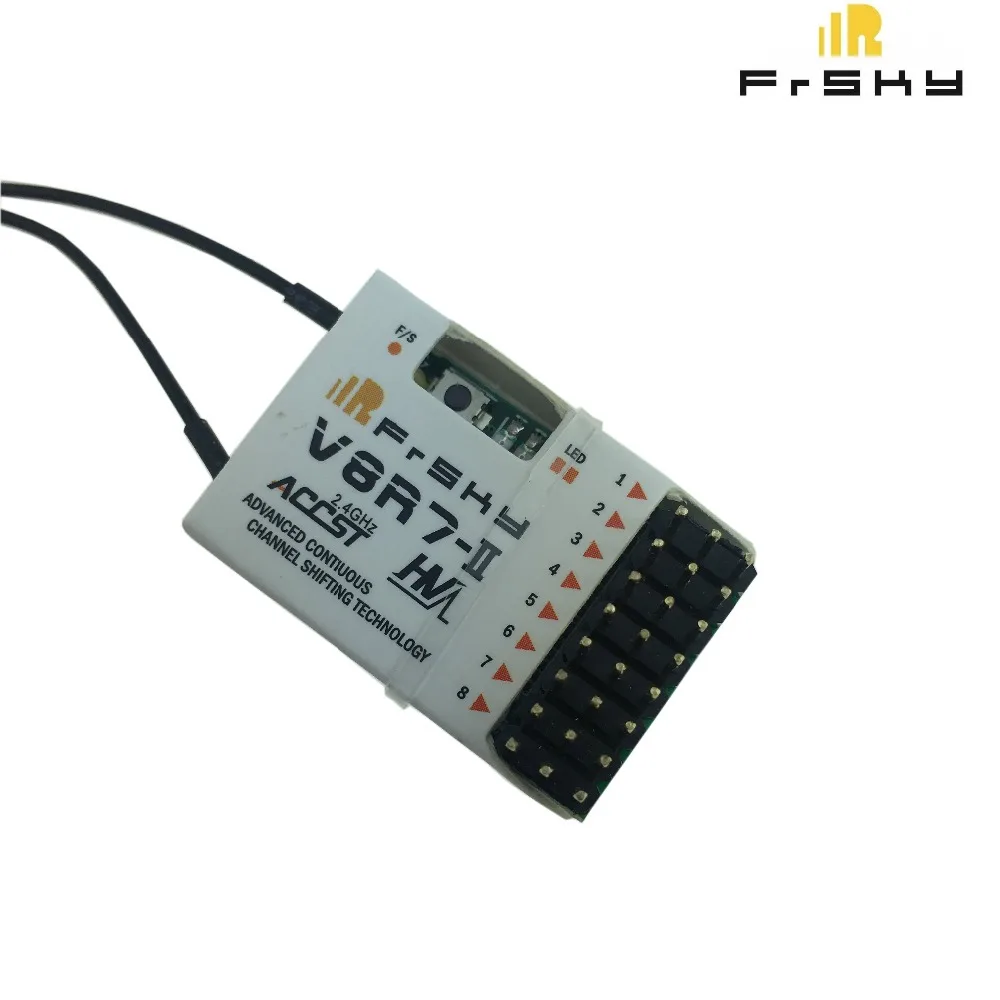 Frsky v8r7 2.4g 2.4ghz accst 7 canal receptor de alta tensão versão rx ...