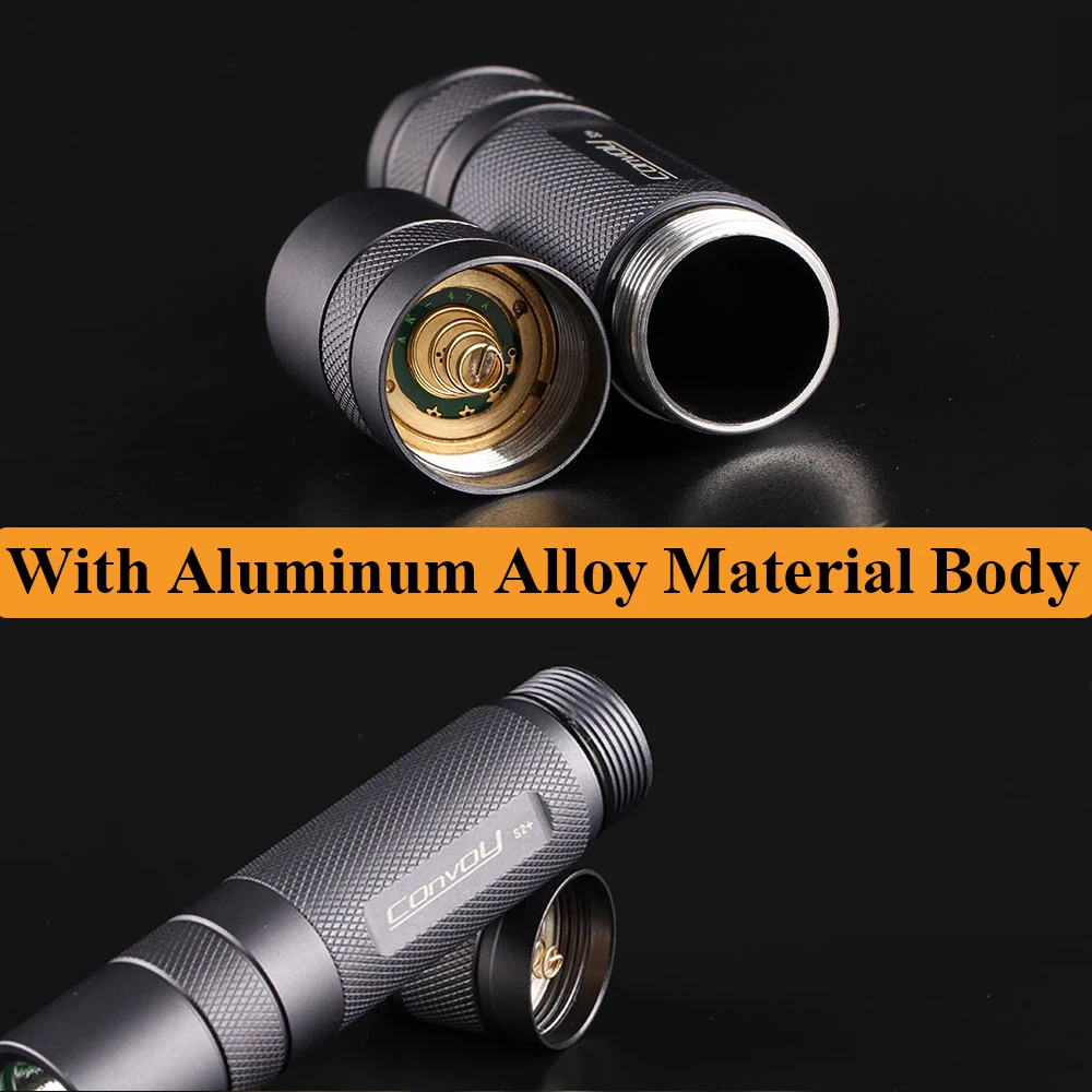 Convoy-S2-Plus-With-Luminus-SST20-LED-Flashlight-With-DTP-Copper-Plate ...