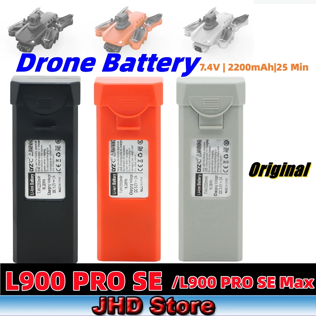 JHD-Original-L900-Pro-Se-Battery-Drone-Battery-For-L900-PRO-SE-Max ...
