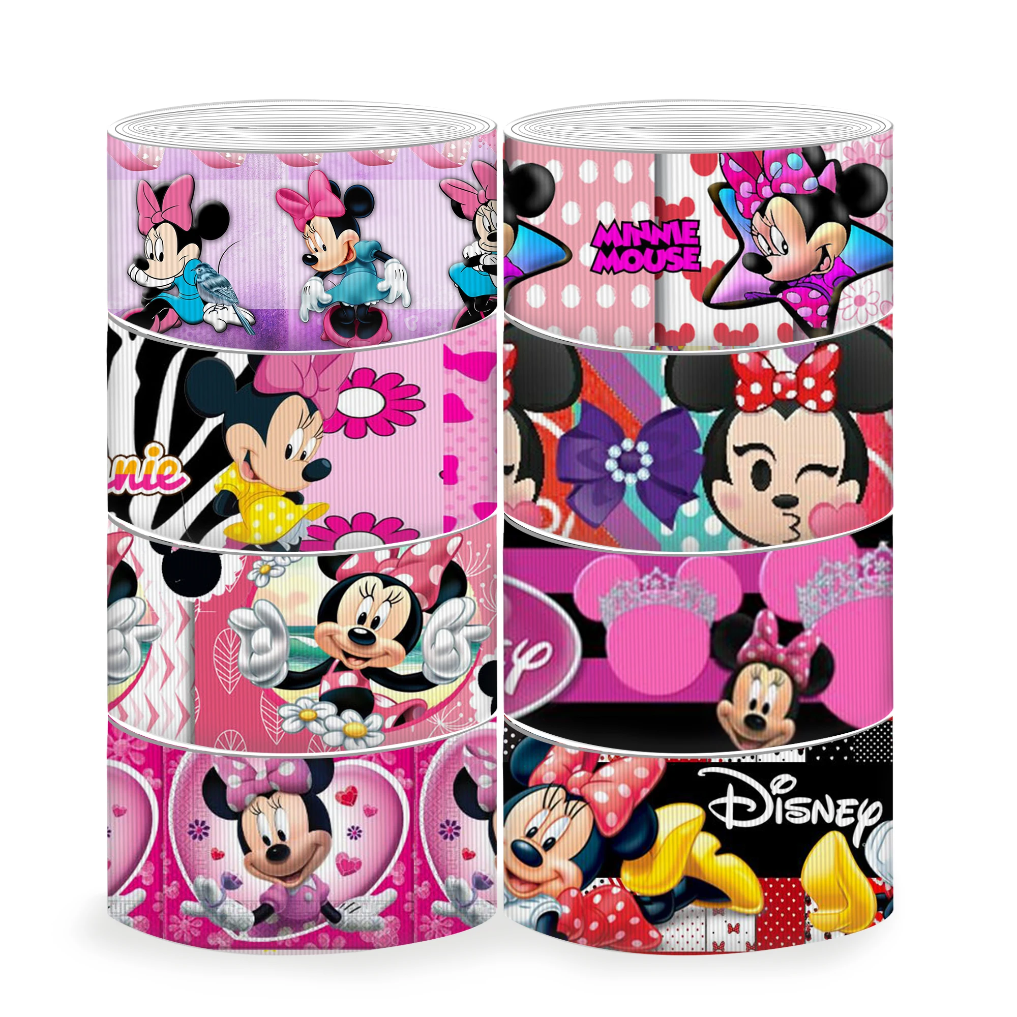 Disney-5-Yards-Multi-Size-Princess-Minnie-Mouse-Printed-Grosgrain ...