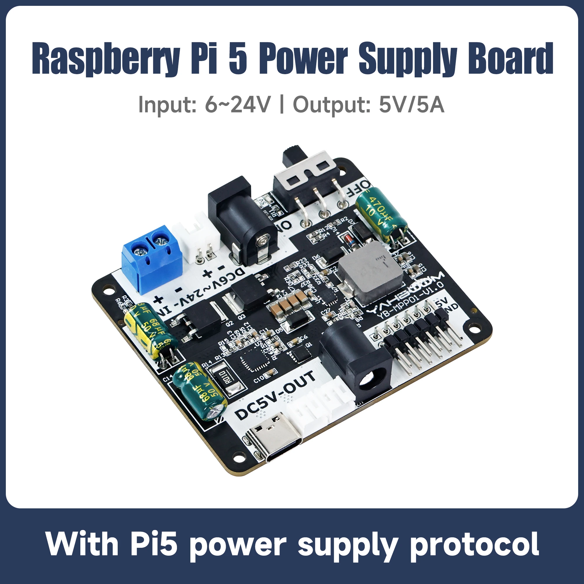 Raspberry-Pi-5-Power-Supply-Expansion-Board-with-Various-Power-Input ...