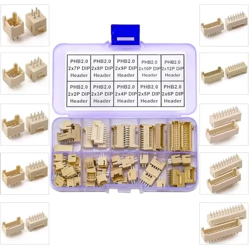 PHB2-0-Dual-Row-DIP-Header-Jst-2mm-Pitch-JST-PHB-DIP-Header-Through ...