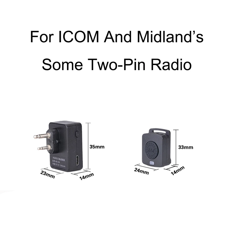 Walkie-Talkie-Hands-Free-Bluetooth-Adapter-BT-Module-For-Icom-IC-F4-F20 ...