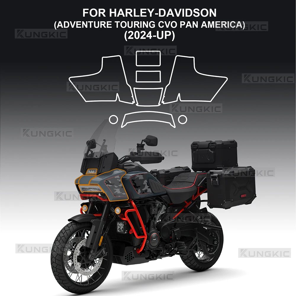 Motorcycle PPF for Harley-Davidson Adventure Touring CVO Pan America ...