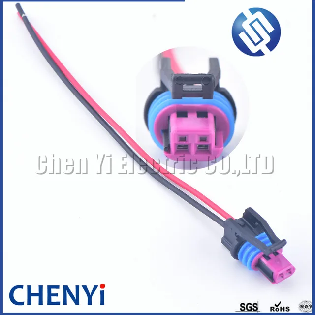Delphi 2 Pin GM LS ECT car waterproof Sensor Plug female auto wiring ...
