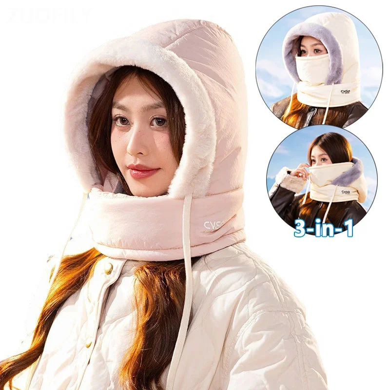 2024-New-Velvet-Warm-Ear-Protection-Ski-Hats-for-Men-and-Women-Outdoor ...