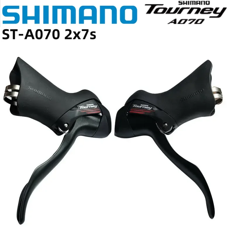 SHIMANO TOURNEY A070 Shifter 2x7 Speed Groupset Shifter Bike Cycle 14s ...