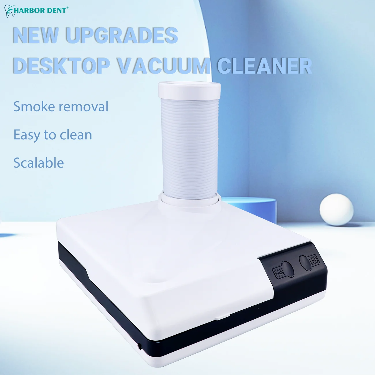 60W Dust Collector Extractor Dental Vacuum Cleaner Dental Lab Equipment ...