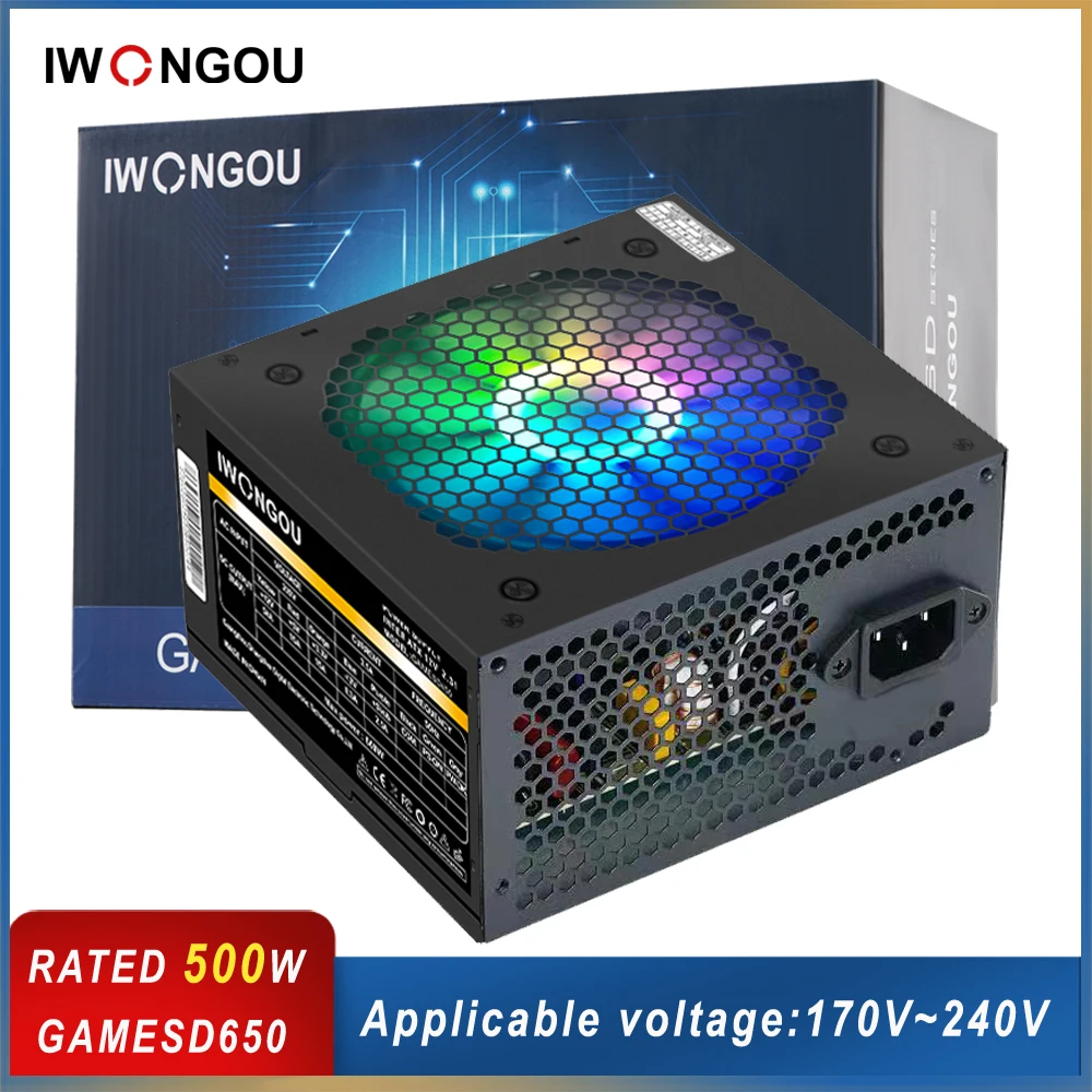 500w Power Supply Computer | Computer Pc Power Supply 500w - Power ...