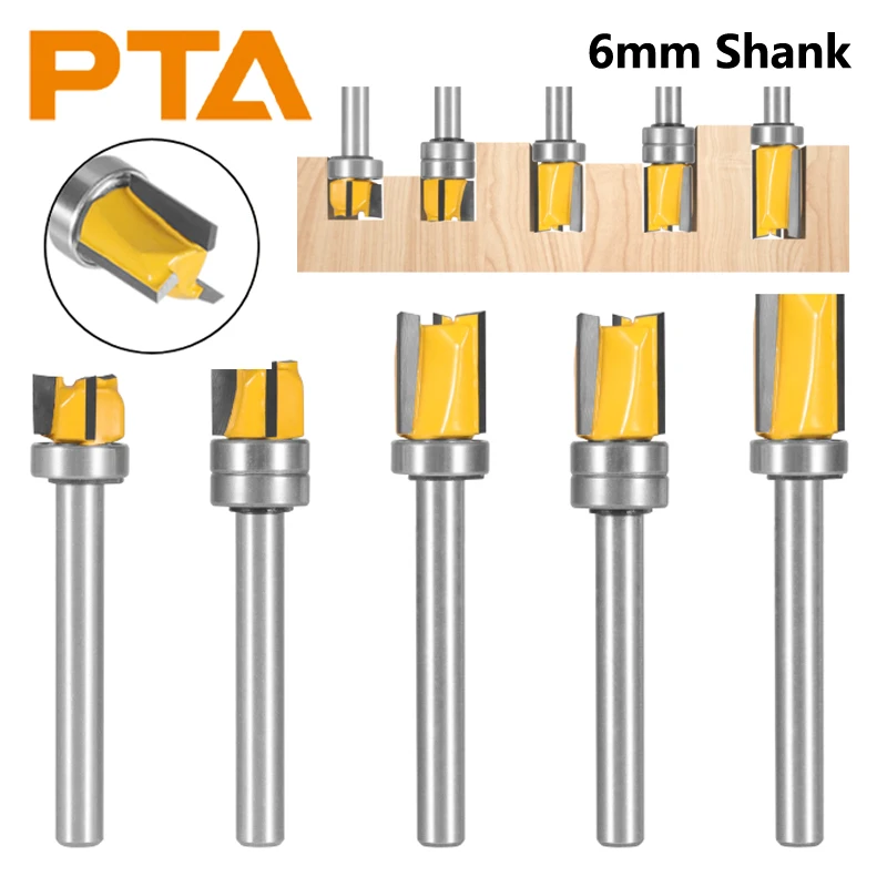 6MM-Shank-Pattern-Bit-Flush-Trim-Bit-3-Cutters-Carbide-Cutter ...