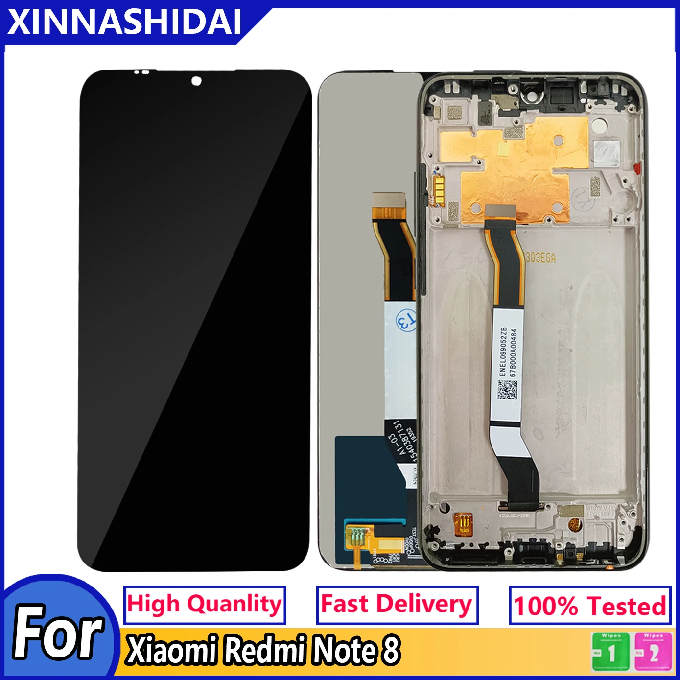 Original Display Replace 6.3" For Xiaomi Redmi Note 8 M1908C3JH ...