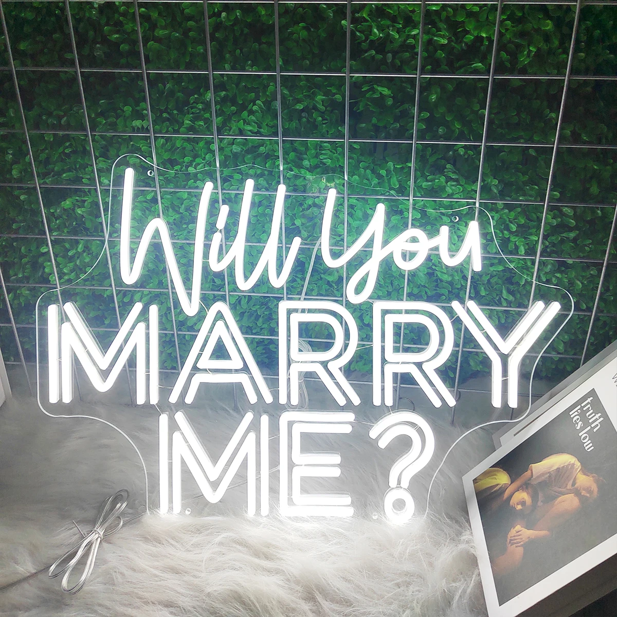 Will you marry me? Neon sign Decorative LED neon night lights logo ...