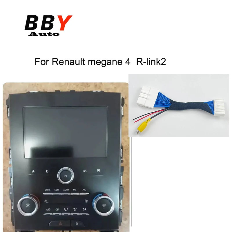32Pin Rear Camera Adapter For Renault megane 4 R-link2 Reversing Camera ...