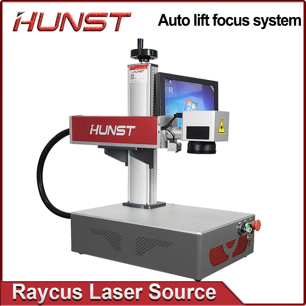Hunst-Fiber-Laser-Marking-Machine-Equipped-With-A-PC-Computer-Raycus ...