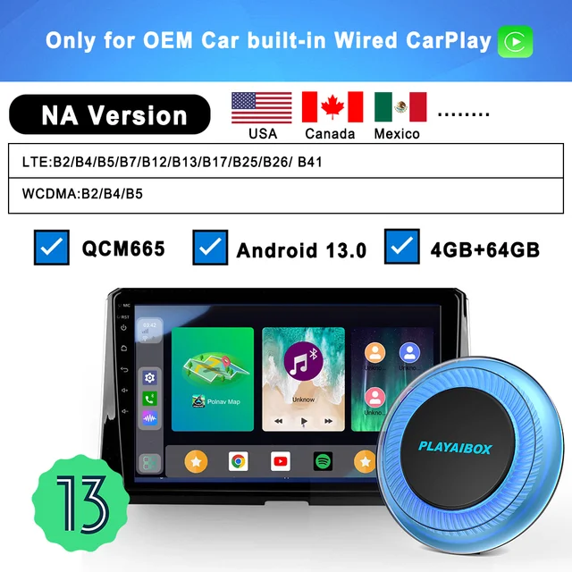 Carplay Tv Box Android 13 Carplay Ai Box Car Multimedia Player With ...