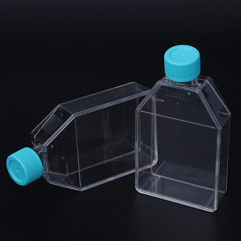 Sterilized Cell Culture Flasks 25c㎡ 75c㎡ 175c㎡ 225c㎡ TC Vented Cap TC ...