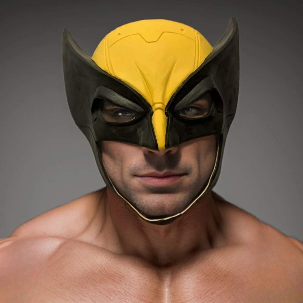 1PC-2024-Rubber-Wolverine-Mask-Latex-Helmet-James-Howlett-Face-Mask ...