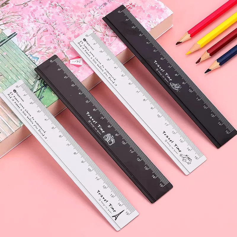 kawaii-Metal-Straight-Ruler-Stainless-Steel-Straight-Ruler-Cute ...