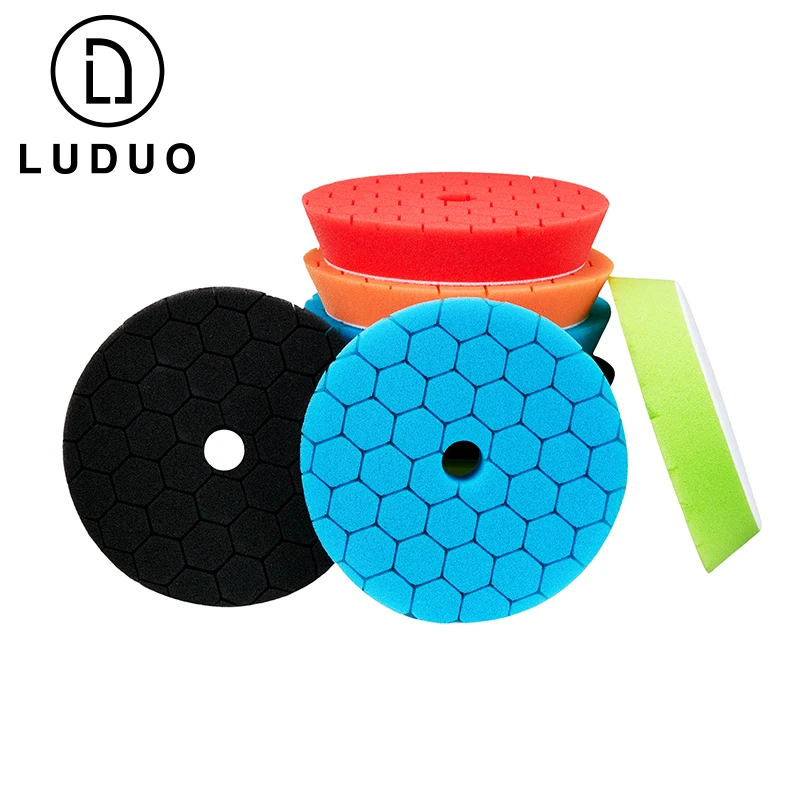 5Pcs-Buffing-Polishing-Pads-5-Inch-125mm-Backing-Plate-Compound-Buffing ...