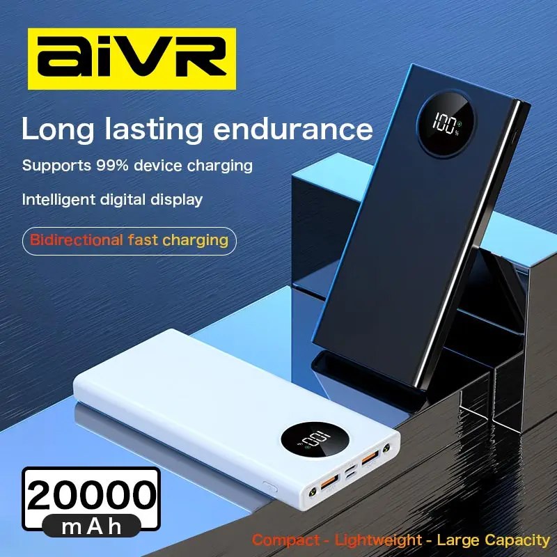 AIVR-Banco-de-energ-a-de-20W-20000mAh-PD-carga-r-pida-SCP-FCP-cargador ...
