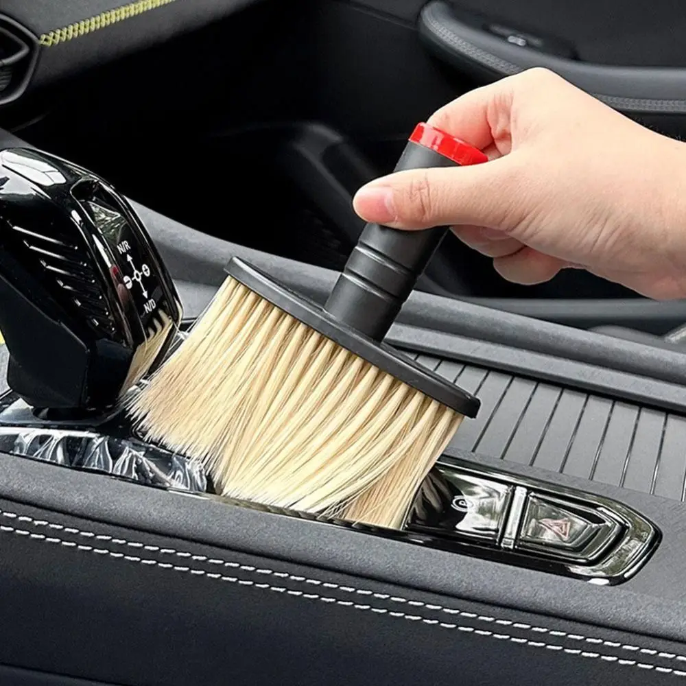 Car Interior Cleaning Brush Soft Bristles Dust Removal Brush Auto Air ...
