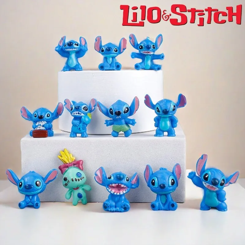 12-st-cke-Stich-Disney-Figur-Puppe-DIY-Dekorationen-Kuchen-Cartoon ...