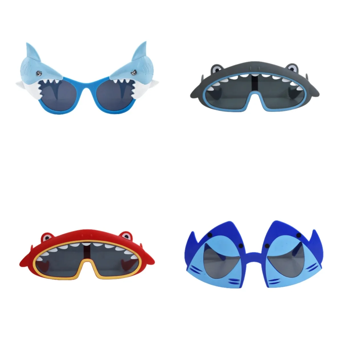 Shark Sunglasses Birthday Party Shark Photo Pavilion Props Ocean Pool ...