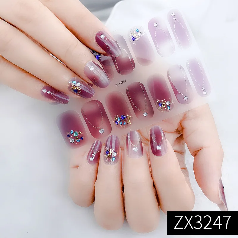 3D-Waterproof-Nail-Art-Stickers-Self-Adhesive-Fashion-Colorful-Manicure ...