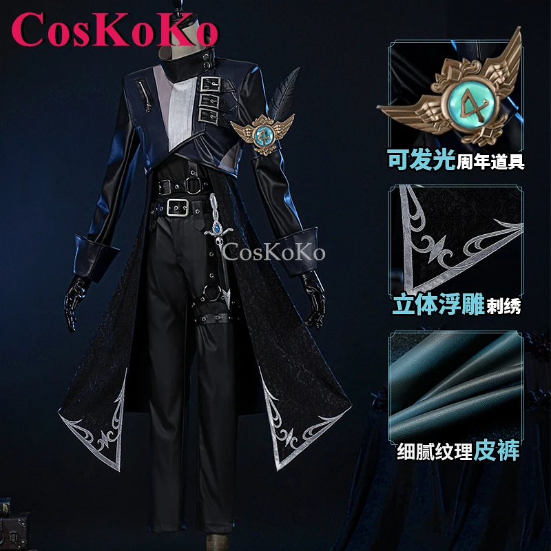 CosKoKo-Seer-Eli-Clark-Cosplay-Game-Identity-V-Costume-Dim-Skin-Fashion ...